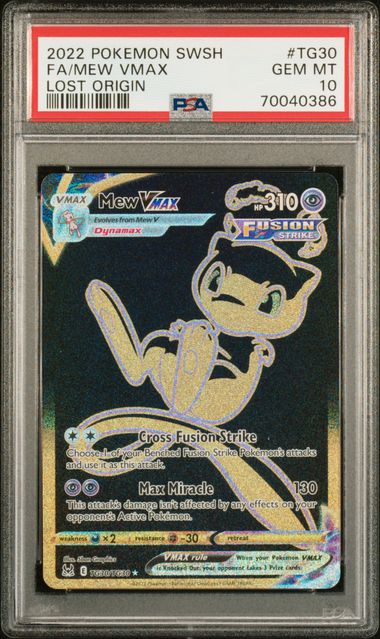 Mew Vmax (TG30/TG30) [Sword & Shield: Lost Origin] Graded PSA 10